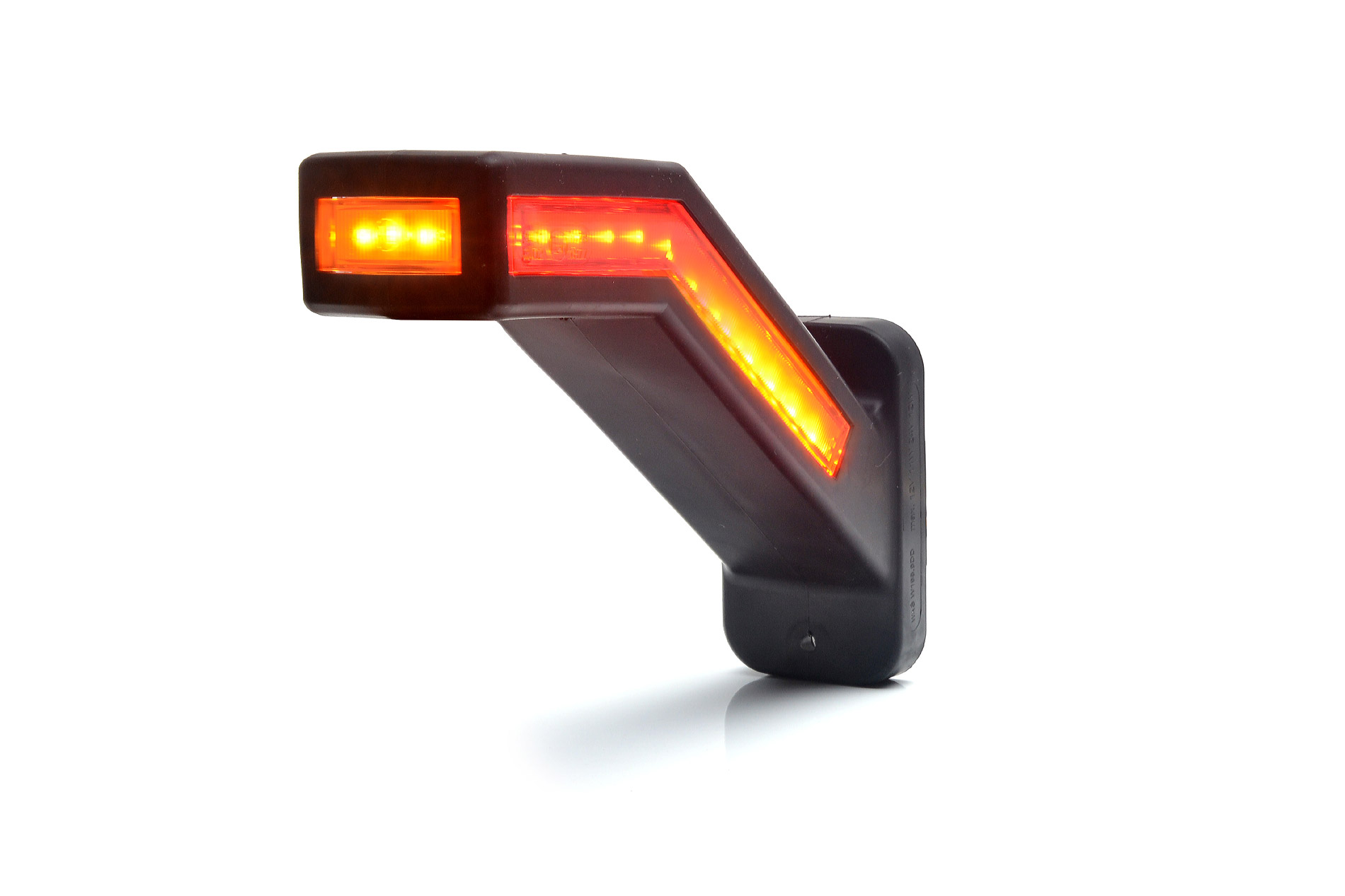 Combinational position lamp, front-tail-side light and rear indicator ...